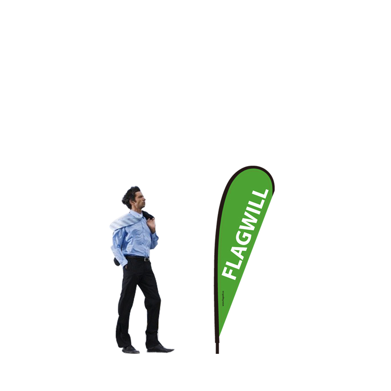 3M Teardrop Flags with Custom Graphics