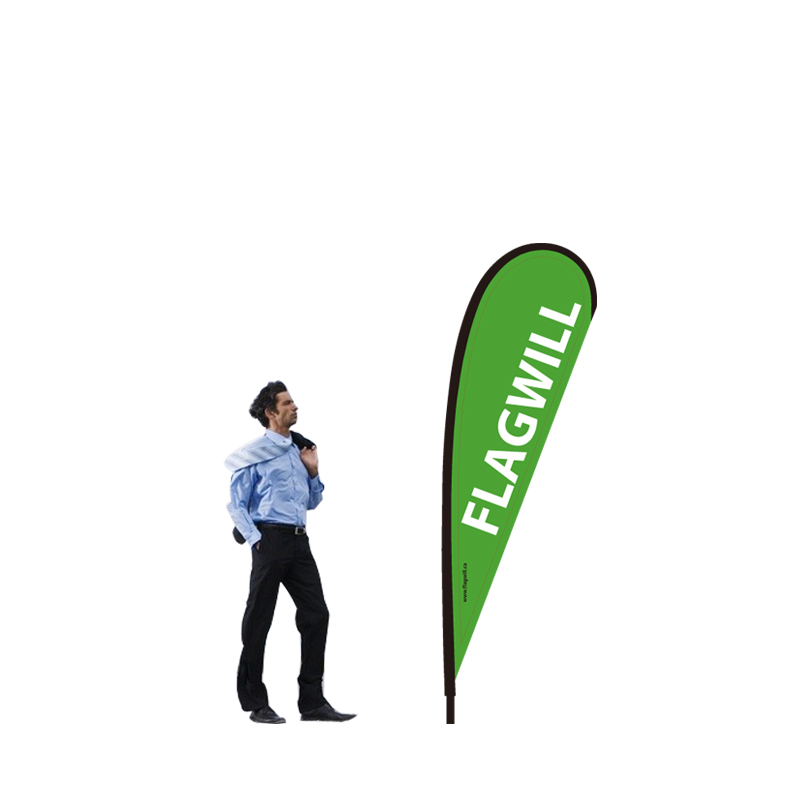 4M Teardrop Flags with Custom Graphics