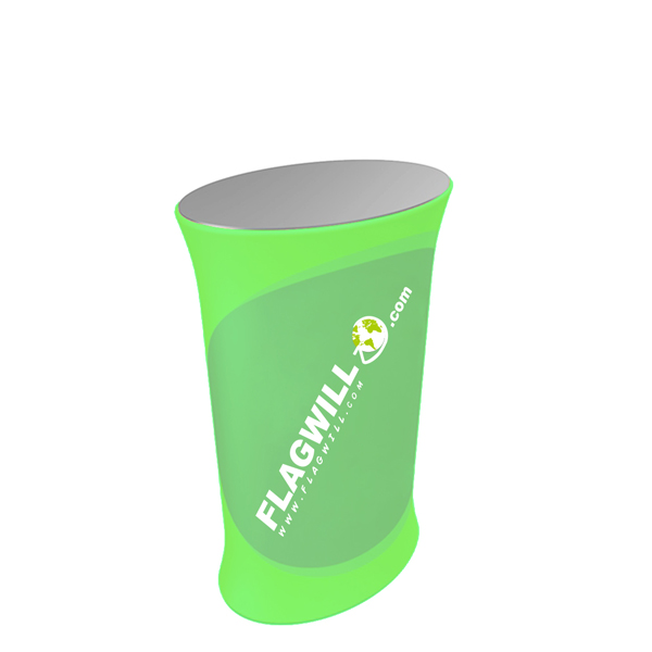 Portable Counter with Custom Graphics Stretch Wrap