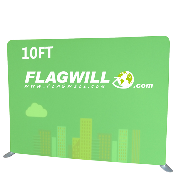 10FT Straight Tension Fabric Displays