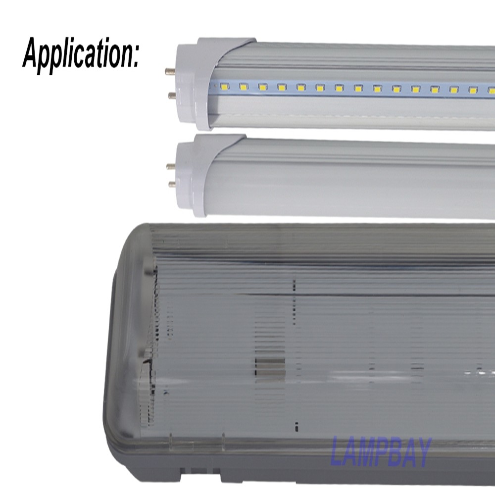 Led Tube Light Fixture 2ft 0 6m 4ft 1 2m 5ft 1 5m T8 G13 Double Bulb