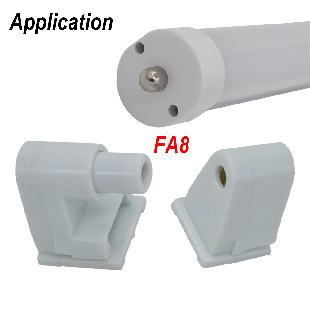 T8 T10 T12 LED Tube Light Holder FA8 R17D(HO) G13 Lamp Socket Single ...