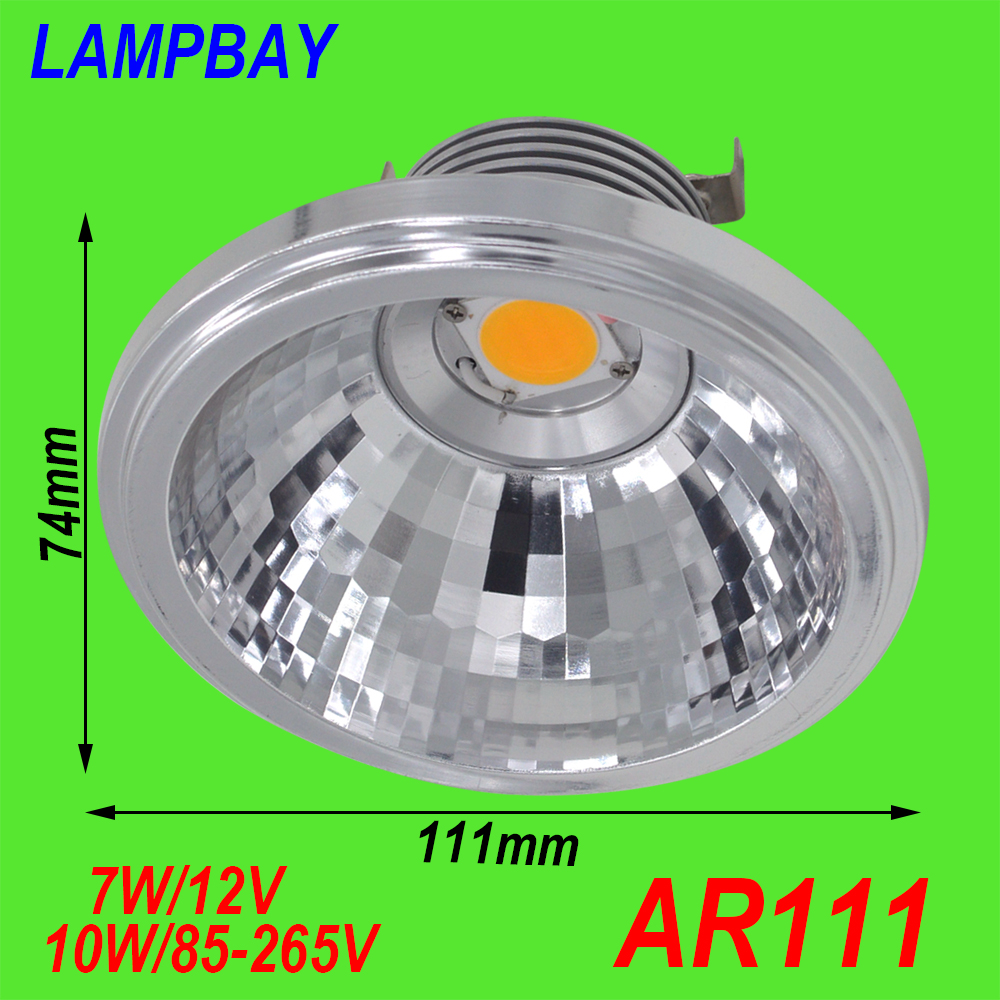 LED AR111 Bulb 7W 12V 10W with extra driver 110V/220V G53 base QR111 ...