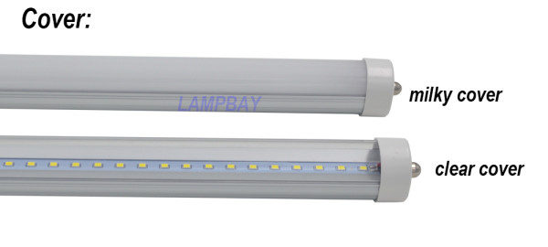 LED Tube Bulb 8ft 2.4m 40W 48W Rotated Base FA8 R17D(HO) Lamp T8 T10 T12 F96 Fluorescent Light ...