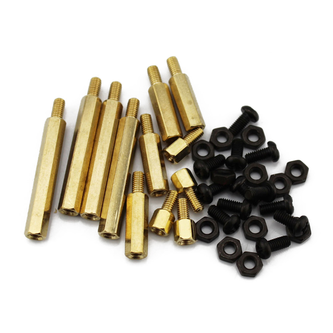 US$ 0.62 ~ US$ 0.69 - M3 Hex Column Screws & Nut Spacing Combo Set M3 ...