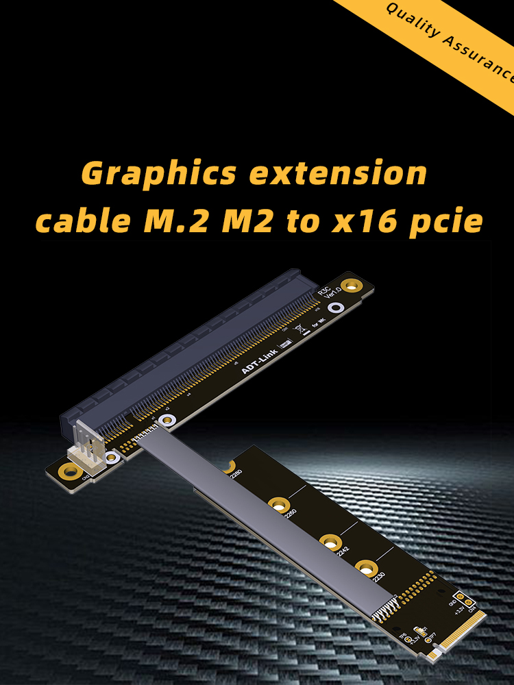 M.2 NVMe To PCIe 16x Riser X11050ti 1060ti 1080ti RX580 Graphics Card ...