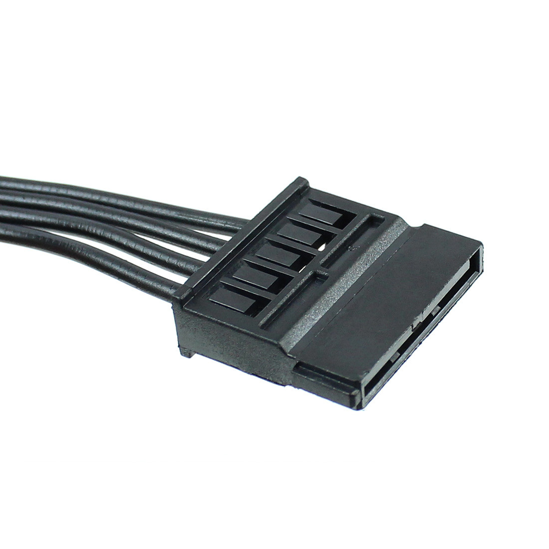 1PC 18AWG SATA Power Supply Cable 4 Pin to SATA / Double SATA Interface ...