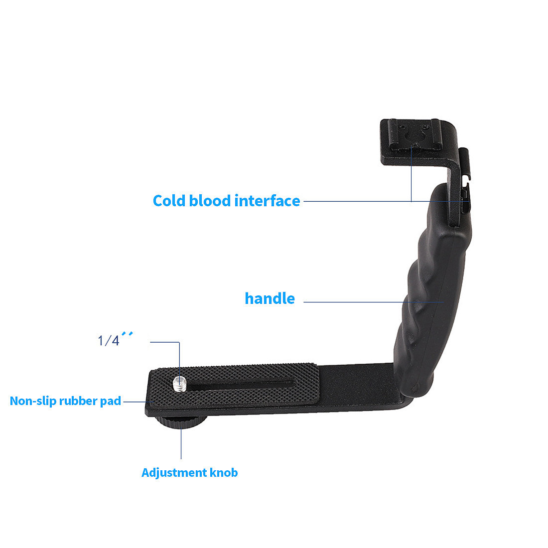 Camera Stand L-shaped Angle 2 Shoe Flash Bracket DV Bracket Tray Dual ...