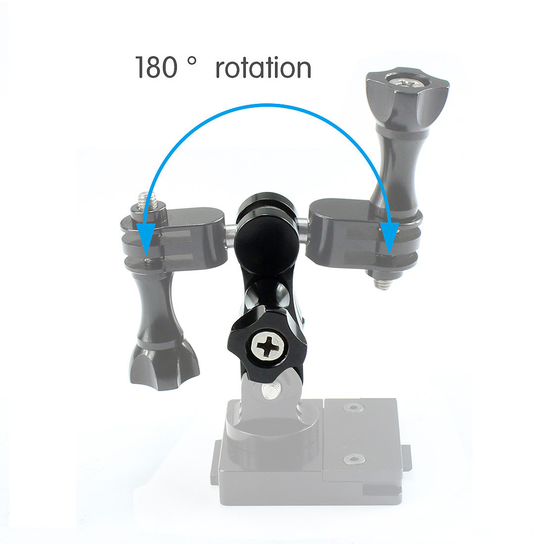 BGNING Universal Aluminium 360 Degree Swivel Rotating Tripod Mount ...