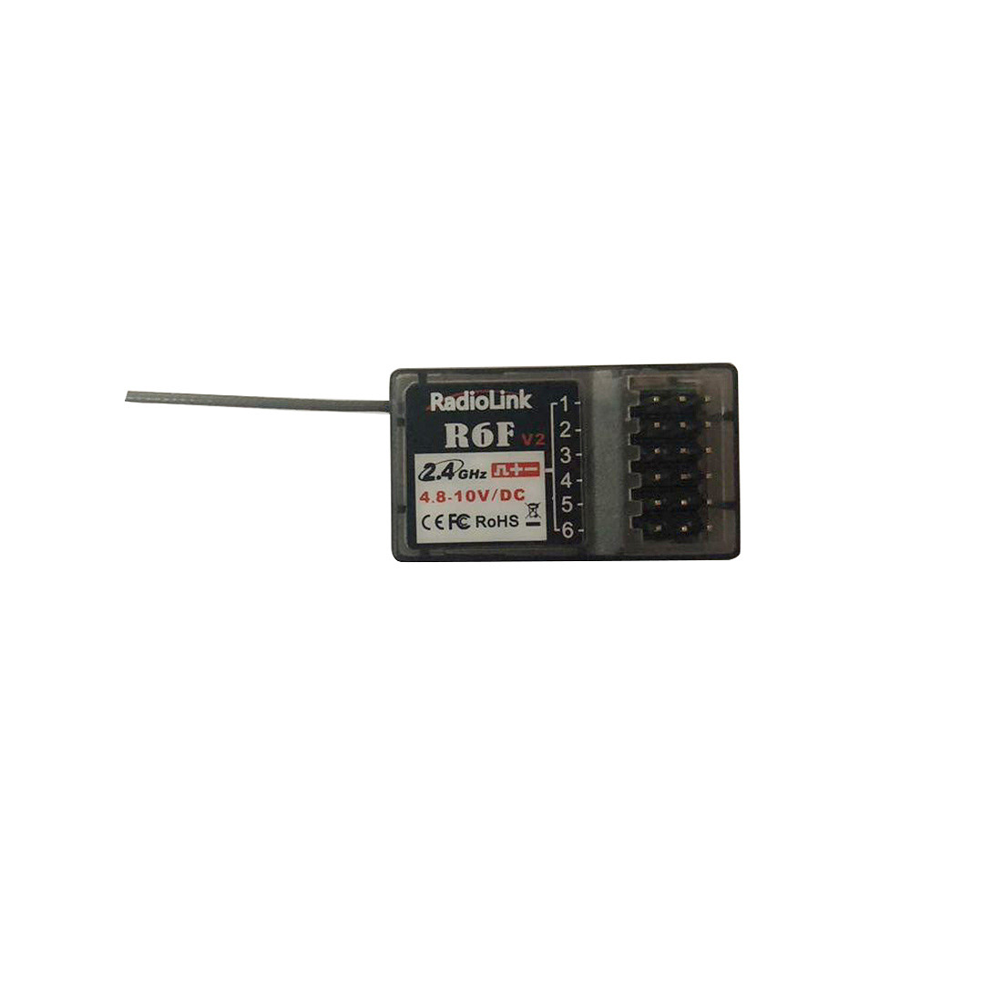 RadioLink R6F 2.4Ghz 6CH 6 Channel RC Car Receiver for RC6GS RC4GS RC3S ...