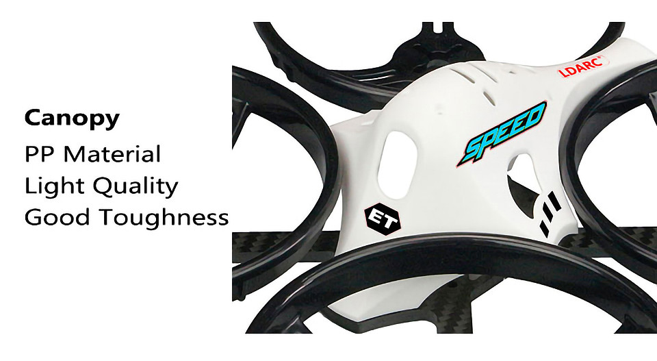 LDARC ET Series ET MAX KIT ET100 V2 100mm Micro FPV Racing Frame Kit ...
