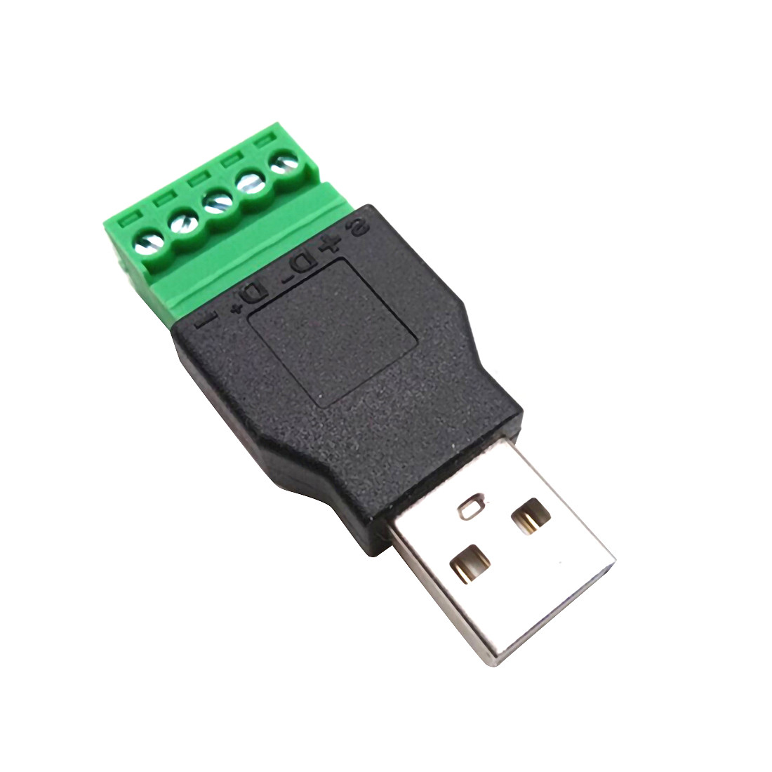 XT-XINTE USB Male/Female Terminal Green Adapter USB Extension Terminal ...