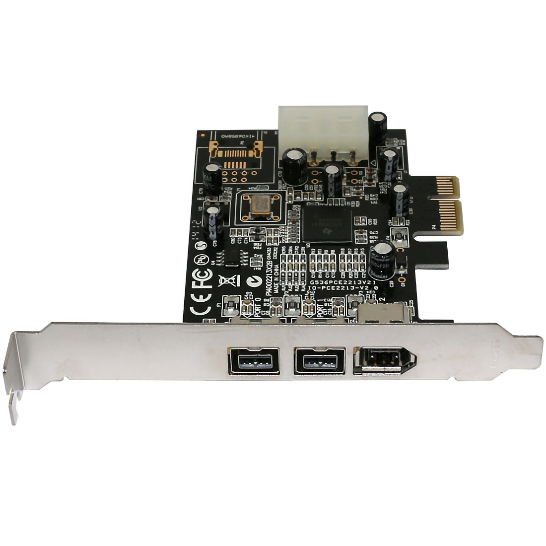 PCIE Combo 3 Ports 2x 1394B 9Pin + 1x 1394A 6Pin PCI-Express Controller ...