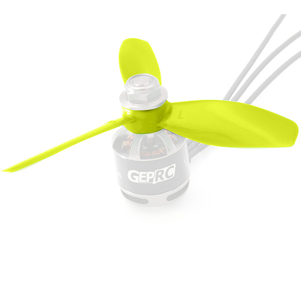 GEPRC 10 Pairs Yellow and 10 Pairs Blue-green 3-Blades Propeller FPV ...