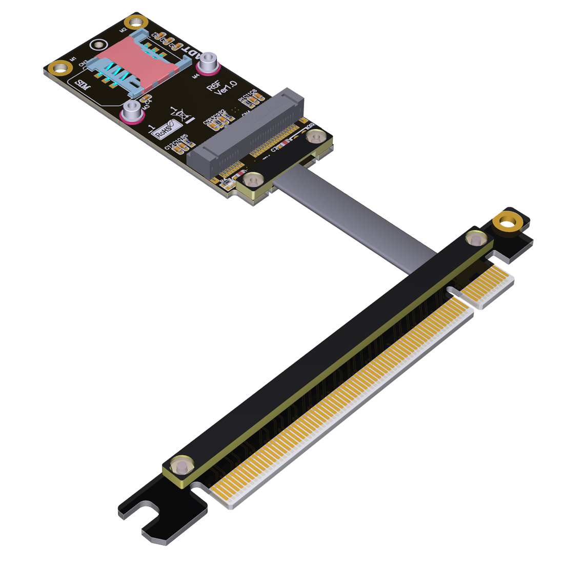 US$ 12.87 ~ US$ 14.30 - ADT-Link PCI-E x16 To miniPCIe Extension Cord ...