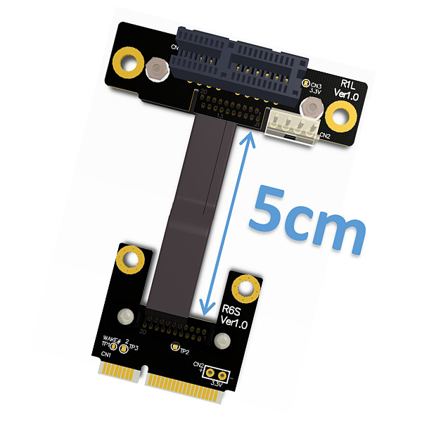 US$ 11.73 - AD-LINK 8Gbps Mini PCI-e mPCIe WAN WiFi To PCIe x1 PCI-E 1x ...