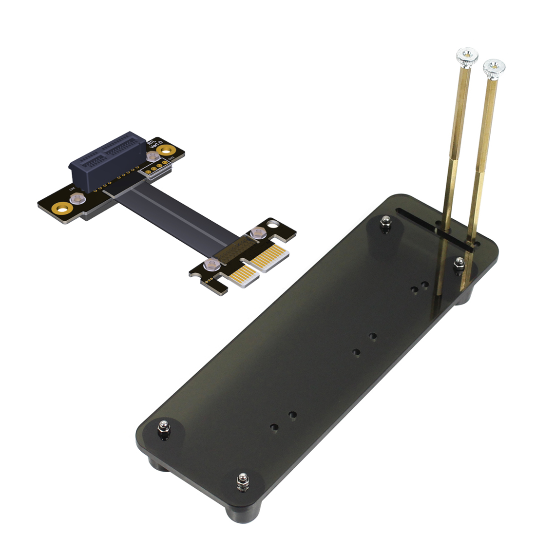 ADT-Link PCIe 3.0 x1 to x1 Extension Cable EMI Shielding 8G/bps PCI ...