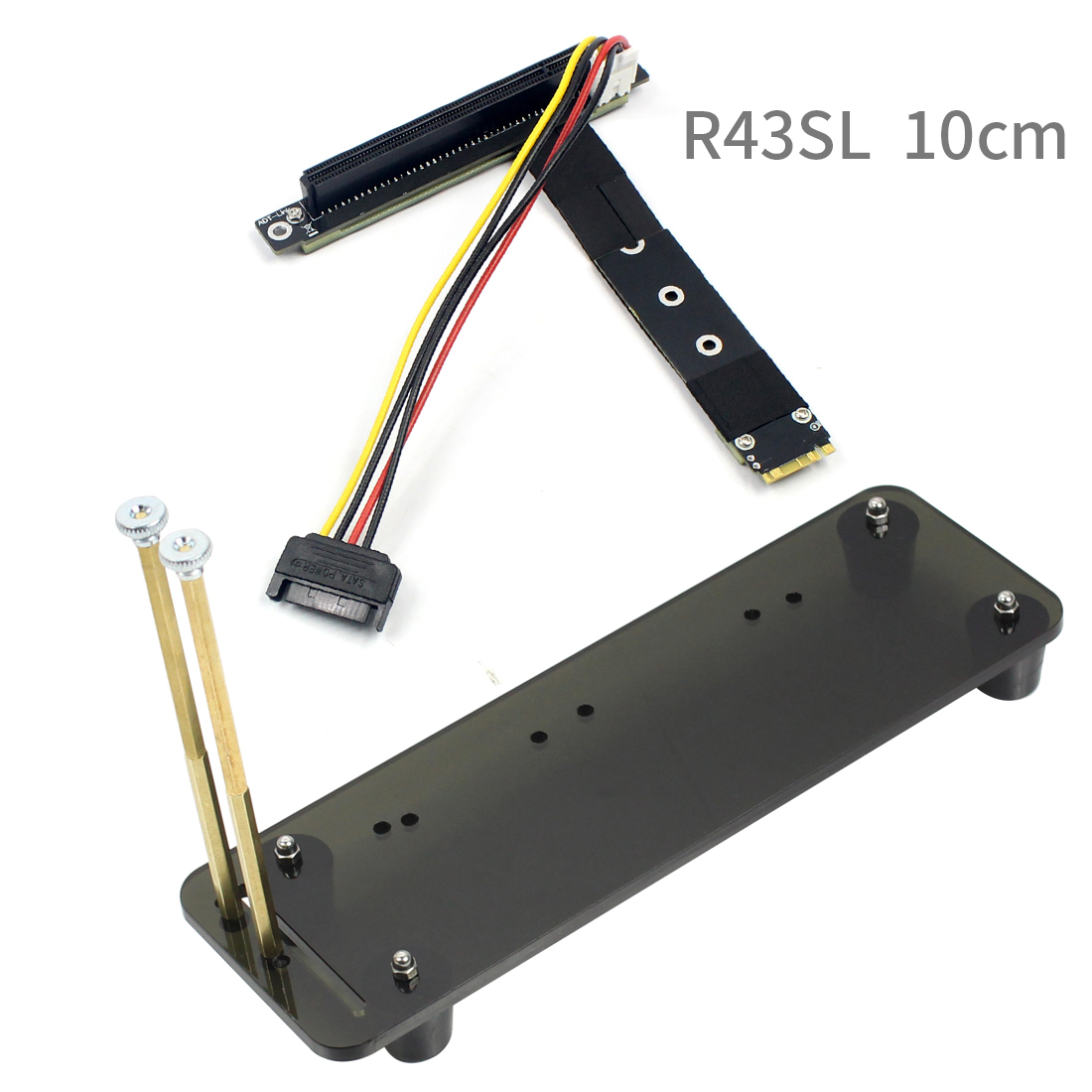 ADT-Link PCIe PCI-E 3.0 16X M.2 NGFF NVMe Bracket Graphics Card w ...