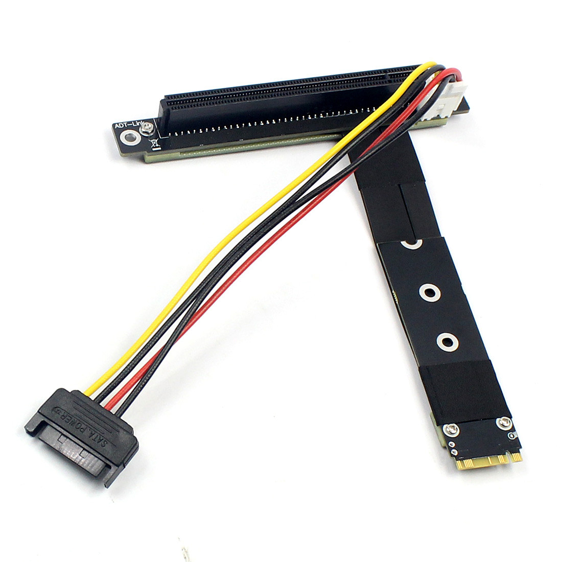 ADT-Link PCIe PCI-E 3.0 16X M.2 NGFF NVMe Bracket Graphics Card w ...