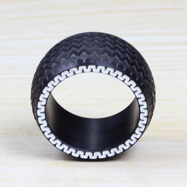 13mm Wide Tyre Ring JR000078 - Zuobisi Jewelry