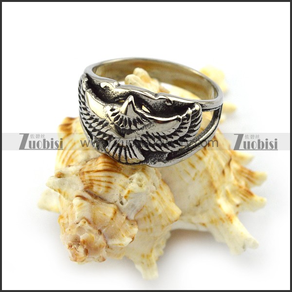 Freedom Eagle Ring r004651 - Zuobisi Jewelry