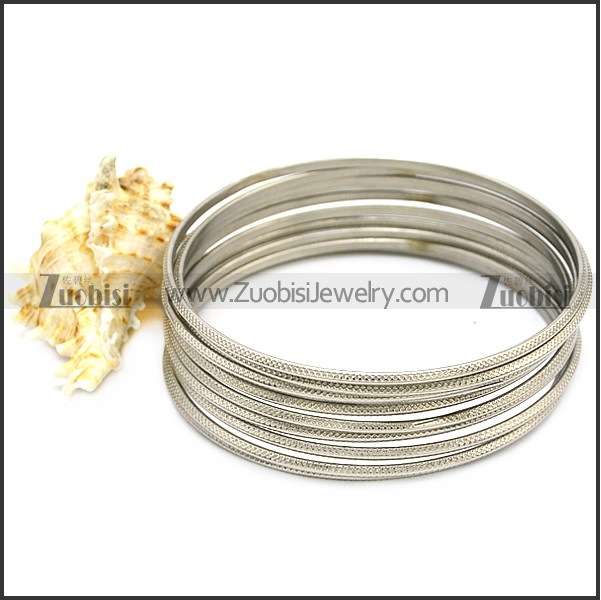 Stainless Steel Bangles b008728 - Zuobisi Jewelry