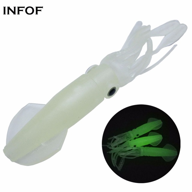 wholesale fishing lure,soft bait, glowing squid bait