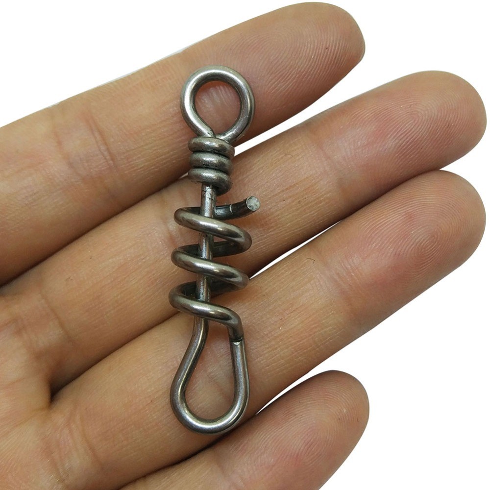 Swivels Fishing Connector Screwed Snap Swivel Hook Sea Fishing Tackle ...