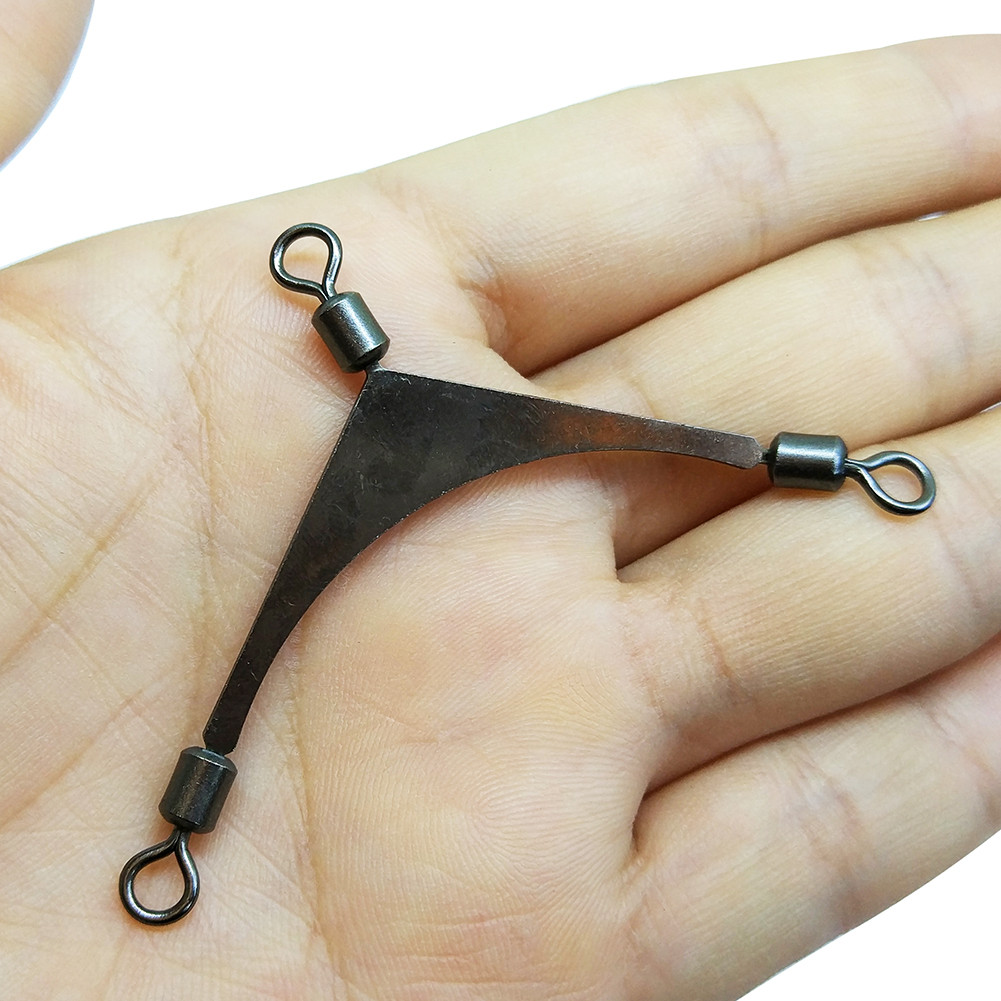 Cross Line Fishing swivels Rolling pole swivels 3 way Swivels bass ...