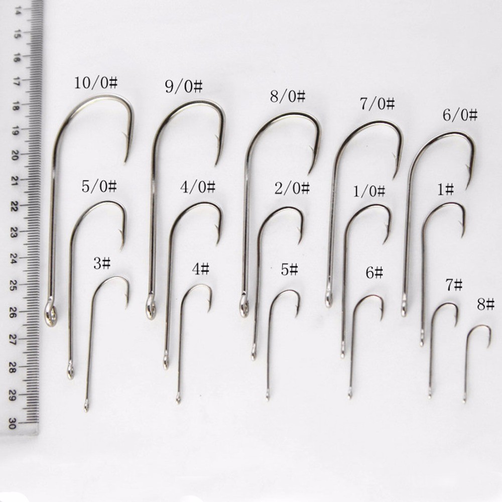 Fishing Hook Long Shank Beak Octopus Rig Making Hooks Various Fishhook ...