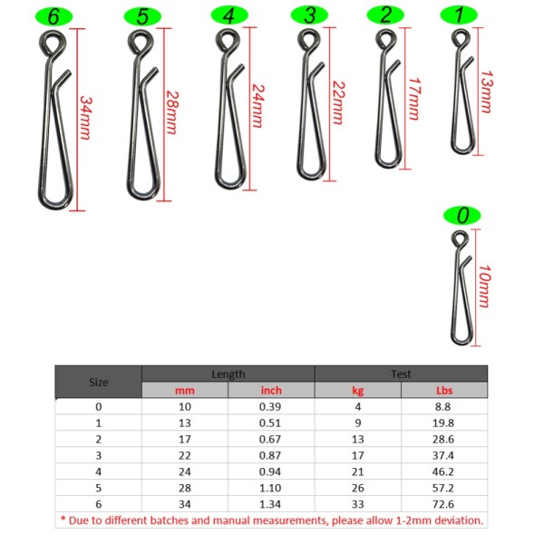 Fishing Hanging snap bass fishing snap Swivels carp Fishing tackle