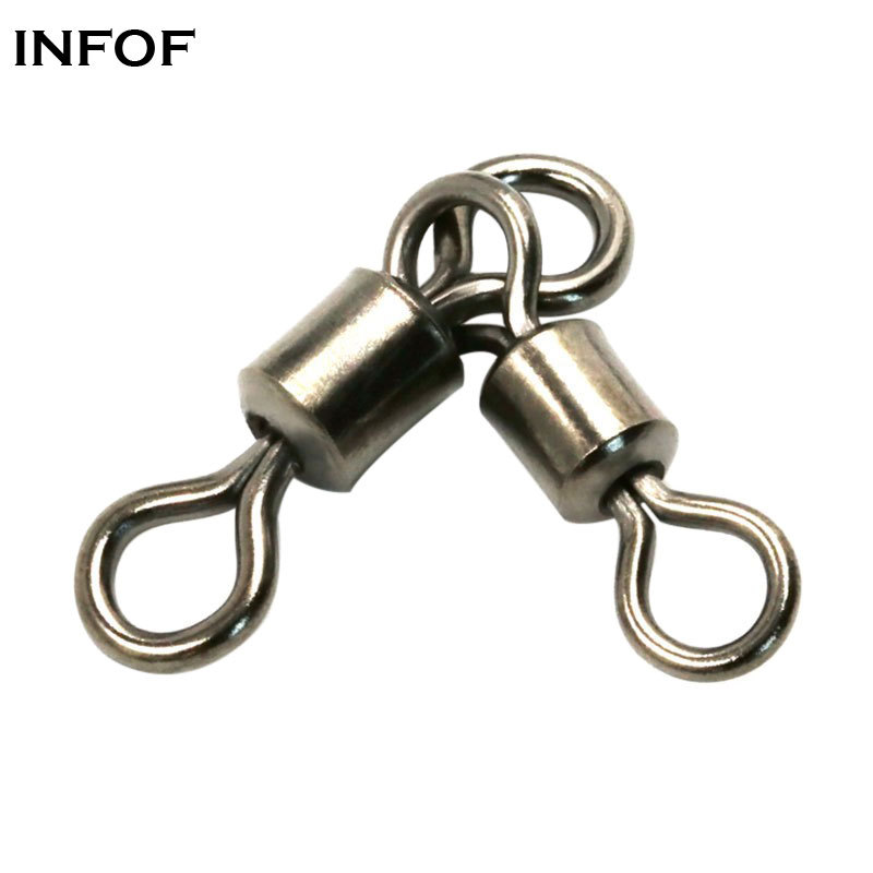 3 way Fishing rolling triangle jointed rolling swivels