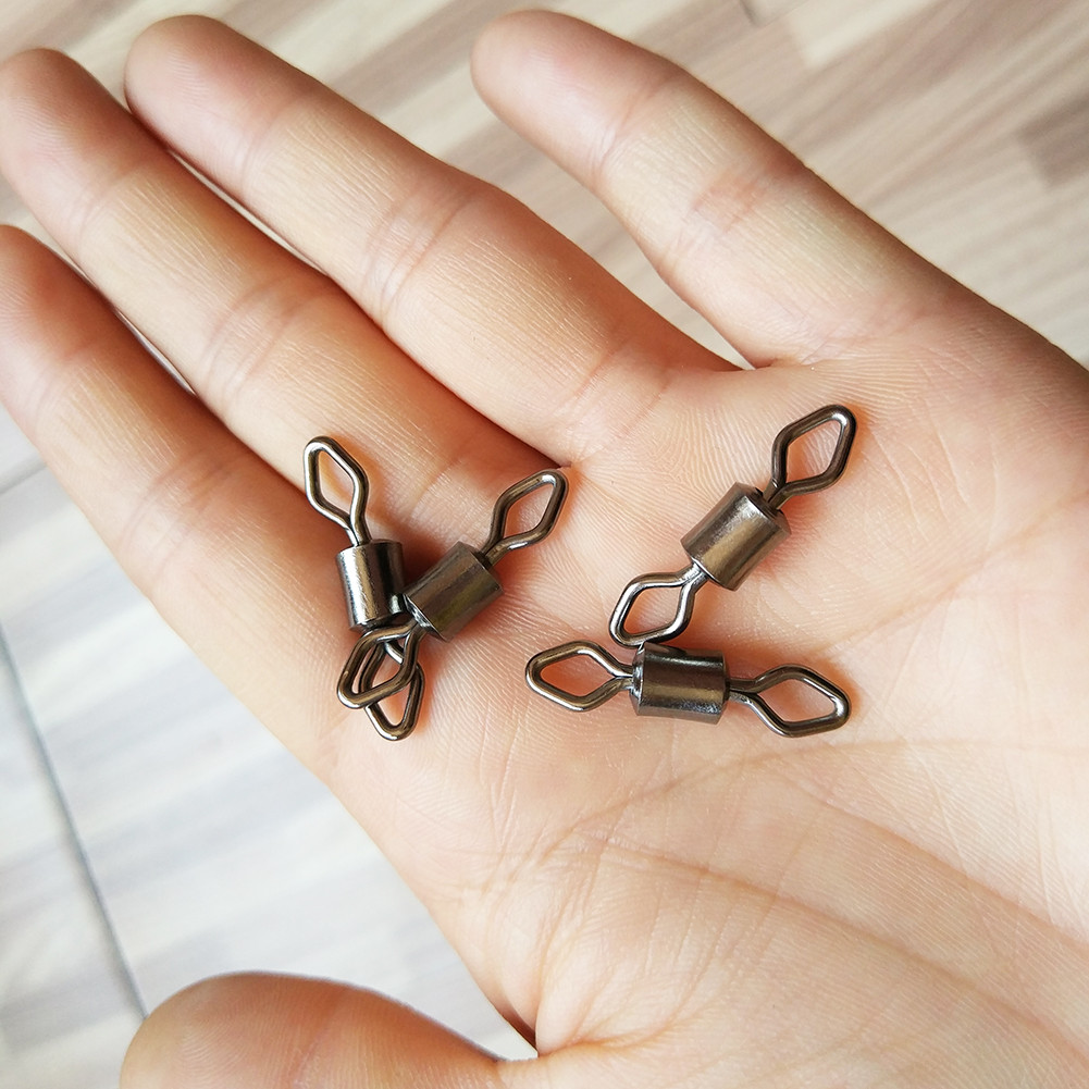 Fishing swivels diamond eye rolling swivels ,rated from 7 LB to 157 LB