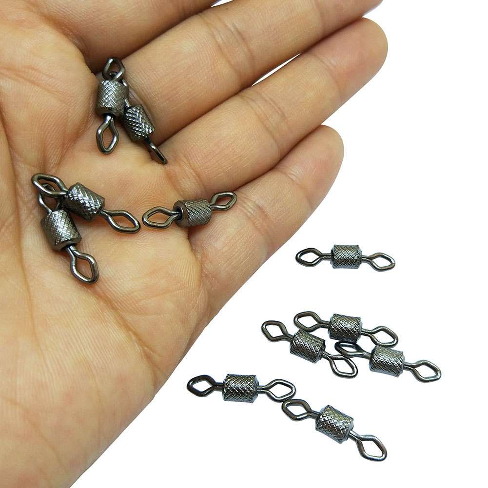 Fishing swivels diamond eye impressed rolling swivels high speed Fly ...
