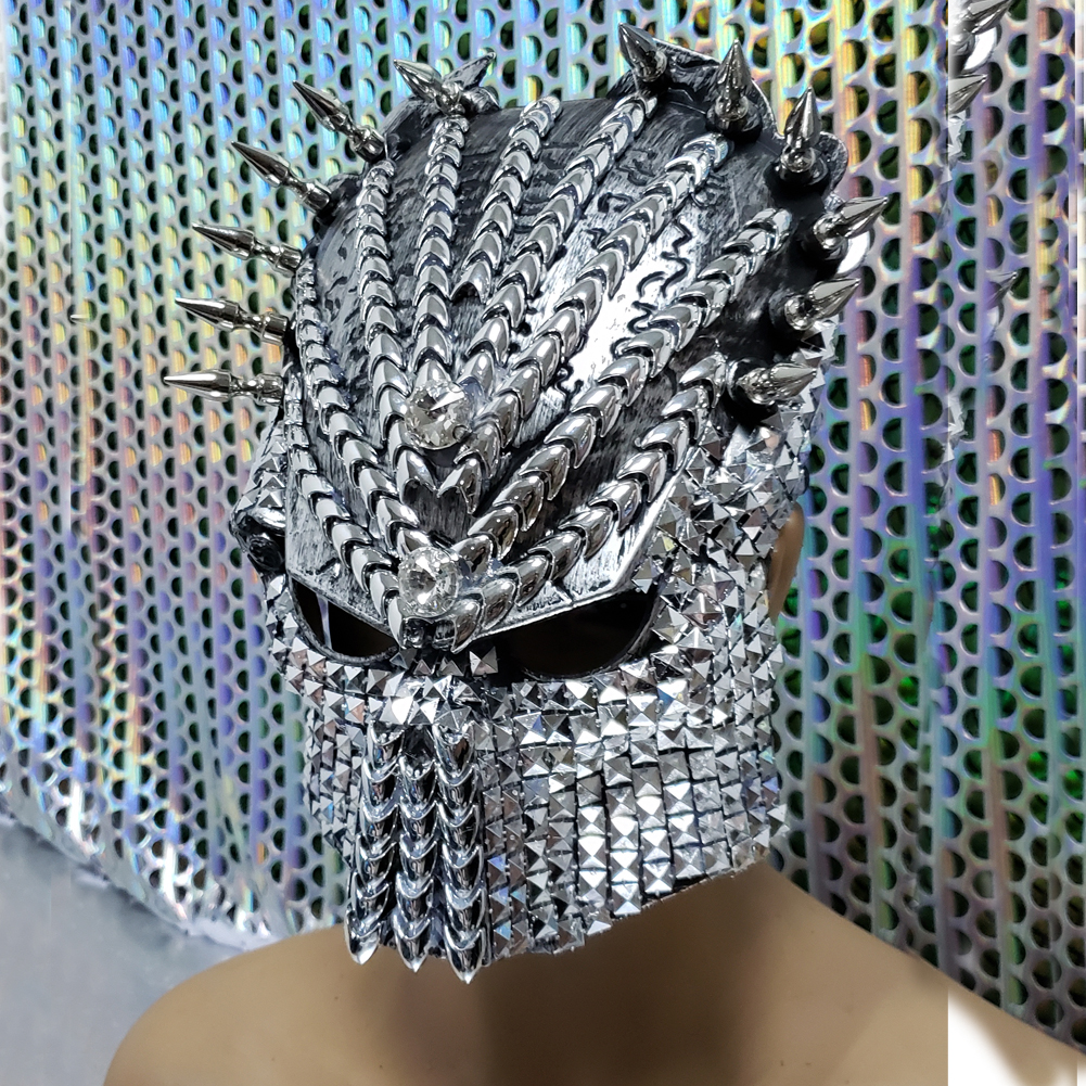US$ 105.00 - Burning Man Rave Costumes Streampunk Halloween Silver ...