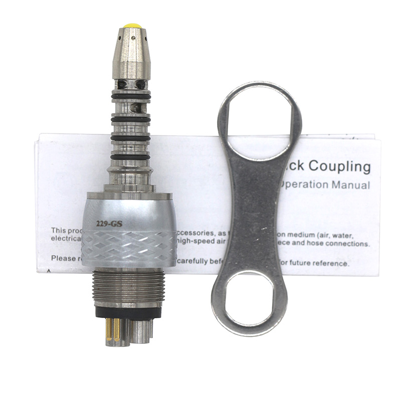 US$ 38.91 - 1 DENTAL CX229-GS Quick coupling for fiber optic handpiece ...